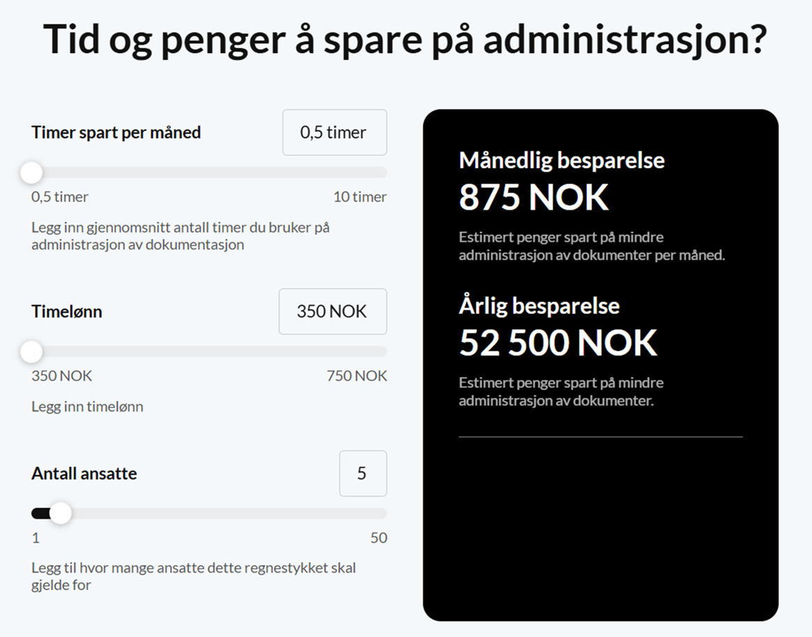 Tid og penger å spare på administrasjon? | DigiQuip - Utstyrsspesifikk ...